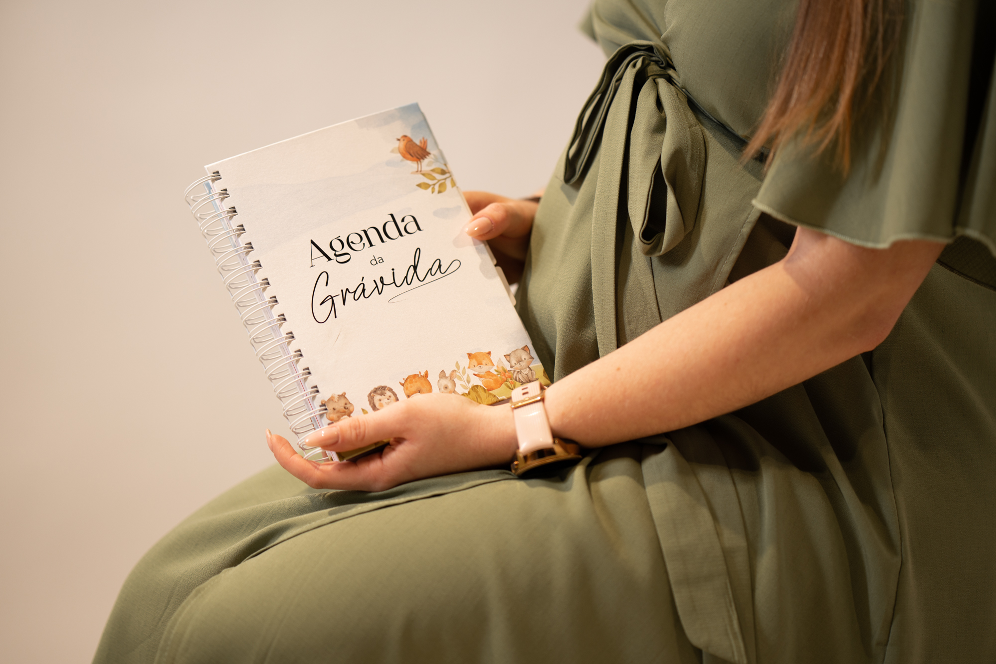 Agenda da Grávida Personalizada - Diário da Gravidez